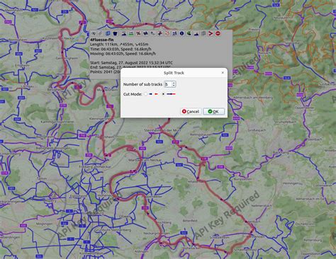 Qms 557 Splitting A Long Track In Multiple Tracks · Issue 557 · Maproomqmapshack · Github