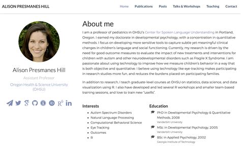 Github Academic Website Template