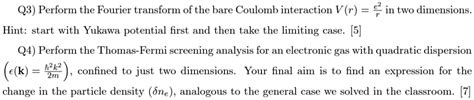 Help Me With The Following Derivationin 2d Fourier Transform Q3 Perform