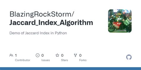 Github Blazingrockstorm Jaccard Index Algorithm Demo Of Jaccard
