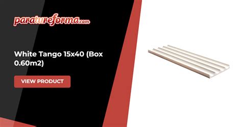 White Tango 15x40 Box 0 60m2
