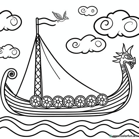 Dibujo Para Colorear Barco Vikingo Dibujos Para Imprimir Gratis Img