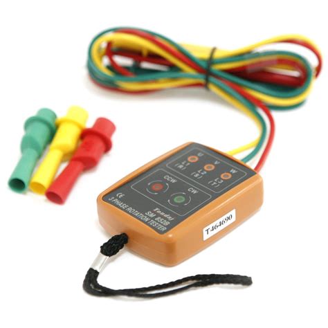 3 phase sequence rotation testing tester indicator checker tool kit 60v