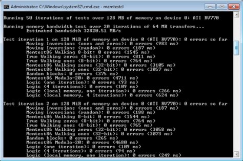 MemtestCL OpenCL Tool Testet Grafikspeicher