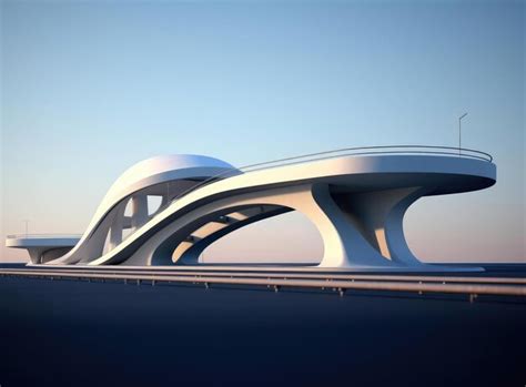 Premium Ai Image Bridge Of The Future