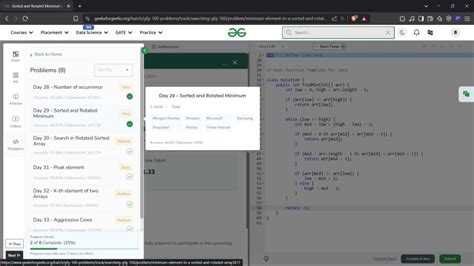 Gfg160 Geekstreak2025 Day29 160daysofcode Problemsolving