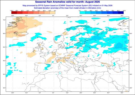 Effis Long Term Fire Weather Forecast