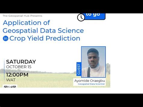 Application Of Geospatial Data Science In Crop Yield Prediction YouTube
