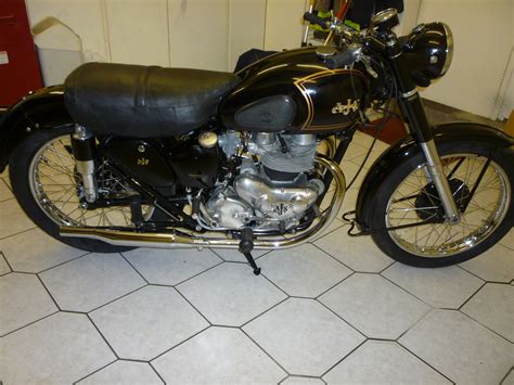 1955 Ajs Spring Twin Black