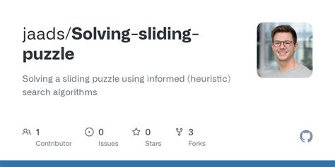 GitHub Jaads Solving Sliding Puzzle Solving A Sliding Puzzle Using Informed Heuristic