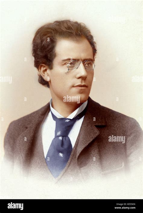 Gustav Mahler In 1892 While At Hamburg Opera Austrian Composer 1860