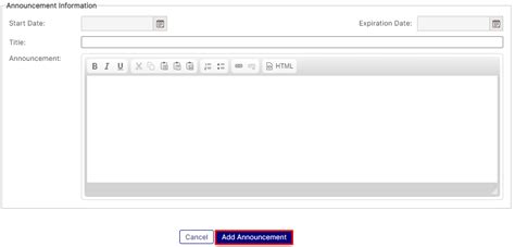 creating an announcement edgenuity