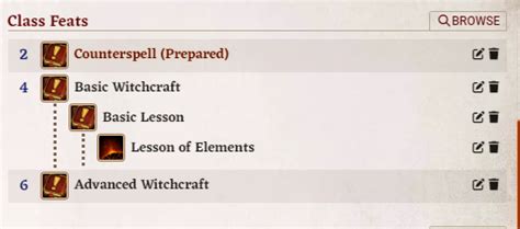 issue with advanced witchcraft archetype feat · issue 10164