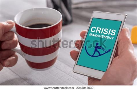 Male Hand Holding Smartphone Crisis Management Stock Photo 2046047030 Shutterstock