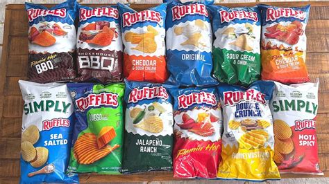 We Tried 12 Ruffles Flavors To See Which One Is The Best