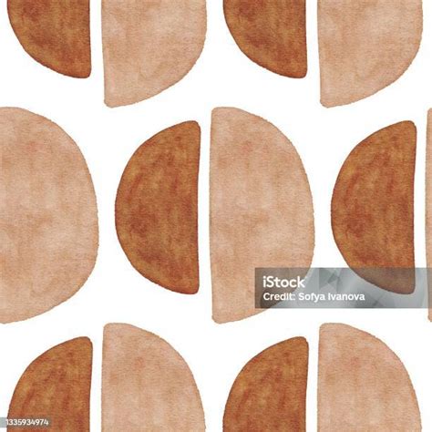 손으로 그리는 갈색 수채화 추상원은 브러시 스트로크가 매끄러운 패턴 배경을 반점합니다 포스터 인쇄 카드 엽서 직물 직물 인사말 카드 결혼식 생일 축하에 사용 0명에 대한