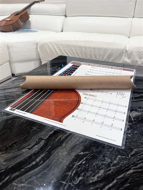 Qmg Color Coded Violin Fingering Chart For Learning India Ubuy