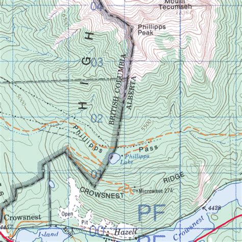 Crowsnest Ab 082g10 Canmatrix Map By Natural Resources Canada Avenza Maps