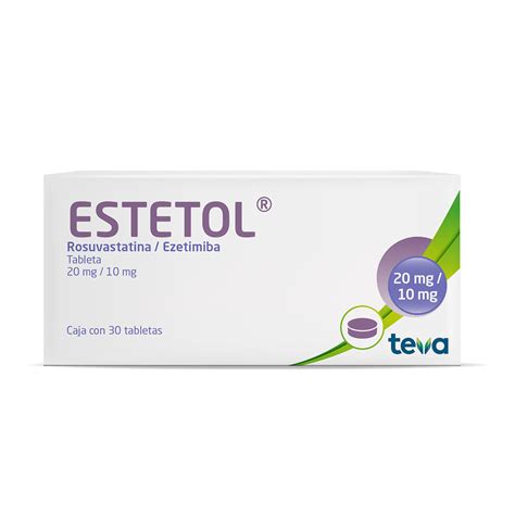 Estetol Teva Rosuvastatina Ezetimiba 20 10 Mg Caja Con 30 Tabletas