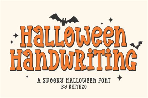 Halloween Handwriting Font · 1001 Fonts
