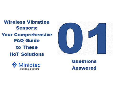 Wireless Vibration Sensors Your Comprehensive Frequently Asked