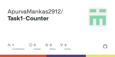 Github Apurvamankas2912task1 Counter