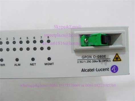 O 080e Gpon Onu Original Alcatel Lucent Bell Ftth Ont With 8 Ports Scapc Input English