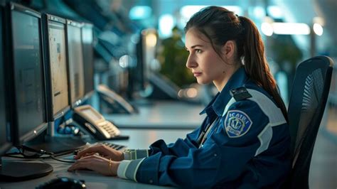 Premium Photo Portrait Of A Security Worker Security Worker At The