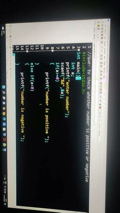 Check Whether Number Is Positive Or Negativecoder Shorts Codewithfun