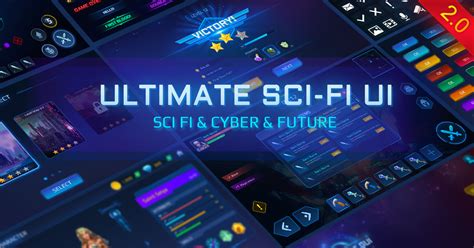Sci Fi Ui Pack Pro 2d Gui Unity Asset Store