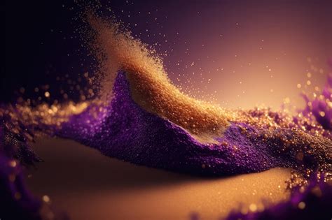 premium ai image abstract stardust particle wallpaper for your dream