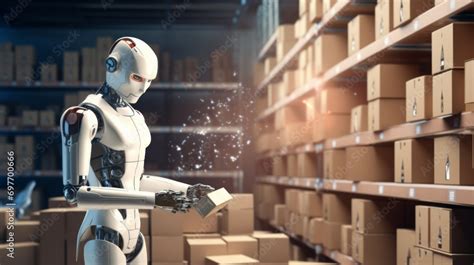 Warehouse Management With Automated Robotics Warehousing And Technology Connections Using