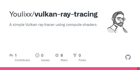 Github Youlixx Vulkan Ray Tracing A Simple Vulkan Ray Tracer Using Compute Shaders