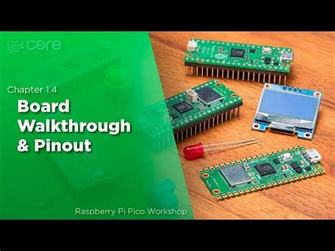 Raspberry Pi Pico Workshop Chapter 1 4 Board Walkthrough Pinout