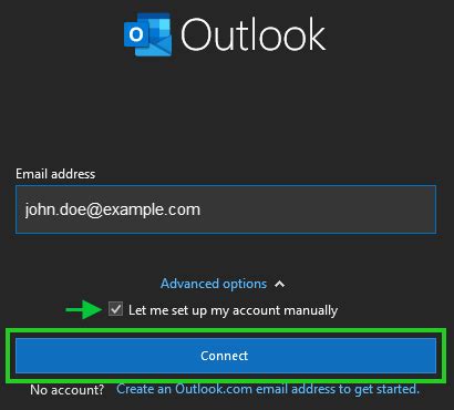 Manually Set Up An Email Account In Classic Outlook For Windows Microsoft IONOS Help