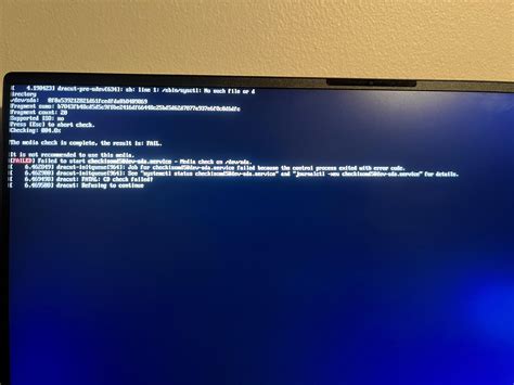 Need Help Installing Fedora Keep Getting This Error Every Time I Try When I Try To Test It