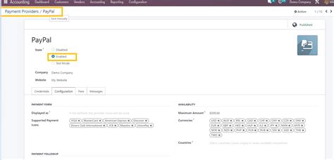 How To Create A New Payment Provider For Online Transactions In Odoo 16