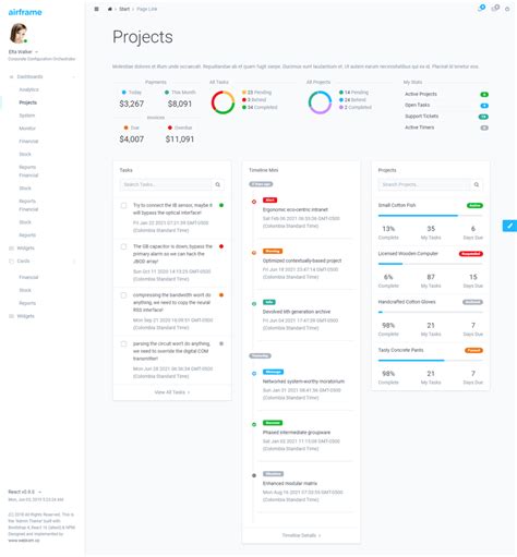 Open Source High Quality Dashboard Bootstrap And React Bypeople