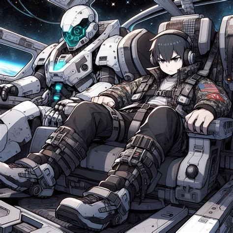 Chibi Hacker With Mecha Friend By Beophel On Deviantart