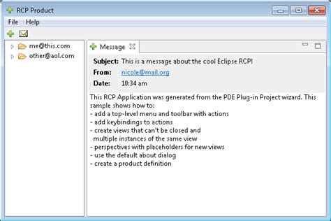 Eclipse X Rcp Tutorial