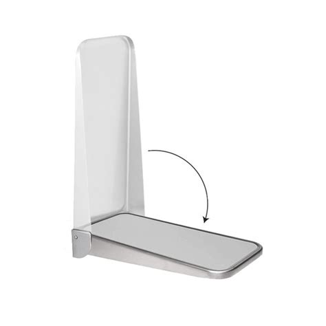 Bobrick B 287 Surface Mounted Satin Stainless Steel Auto Retracting Folding Utility Shelf