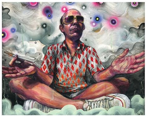 Hunter S Thompson Drawing