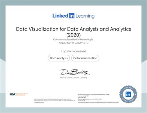 Kimberley Doyle On Linkedin Certificate Of Completion