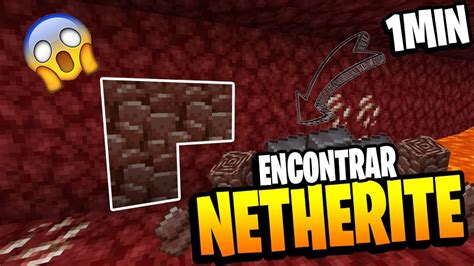 💎como Encontrar Netherite En Minecraft Pe FÁcil Y RÁpido Youtube