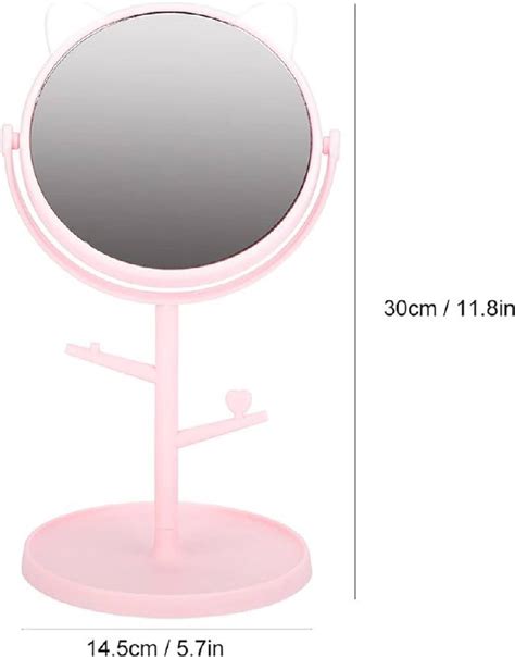 اینه رومیزی خرگوش صورتی