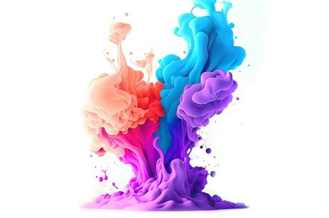 Premium Ai Image Colorful Abstract Fluid Texture For A Bold Banner Generative Ai