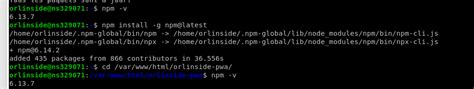 [bug] permision issue with npm install · issue 984 · npm cli · github