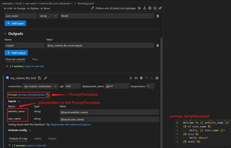Customizing An Llm Tool — Prompt Flow Documentation