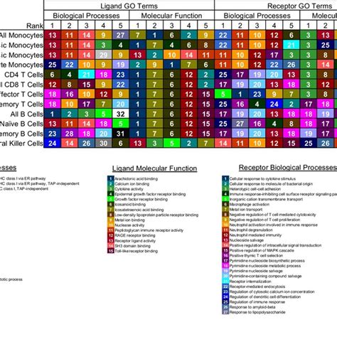 Differential Expression And Interactome Analysis Of Ligands From Immune Download Scientific