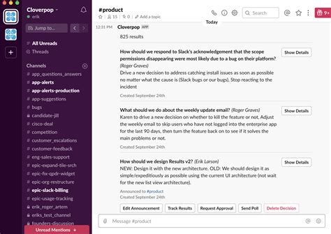 Cloverpop Decision Practices Platform Features